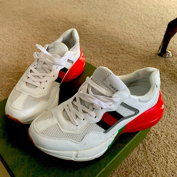 Gucci | Shoes | Gucci Rython Sneakers | Poshmark